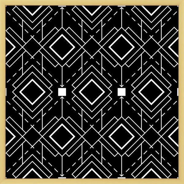 Wendover Art Group Art Deco Design Art Deco Design 5 Framed On Paper Print | Wayfair